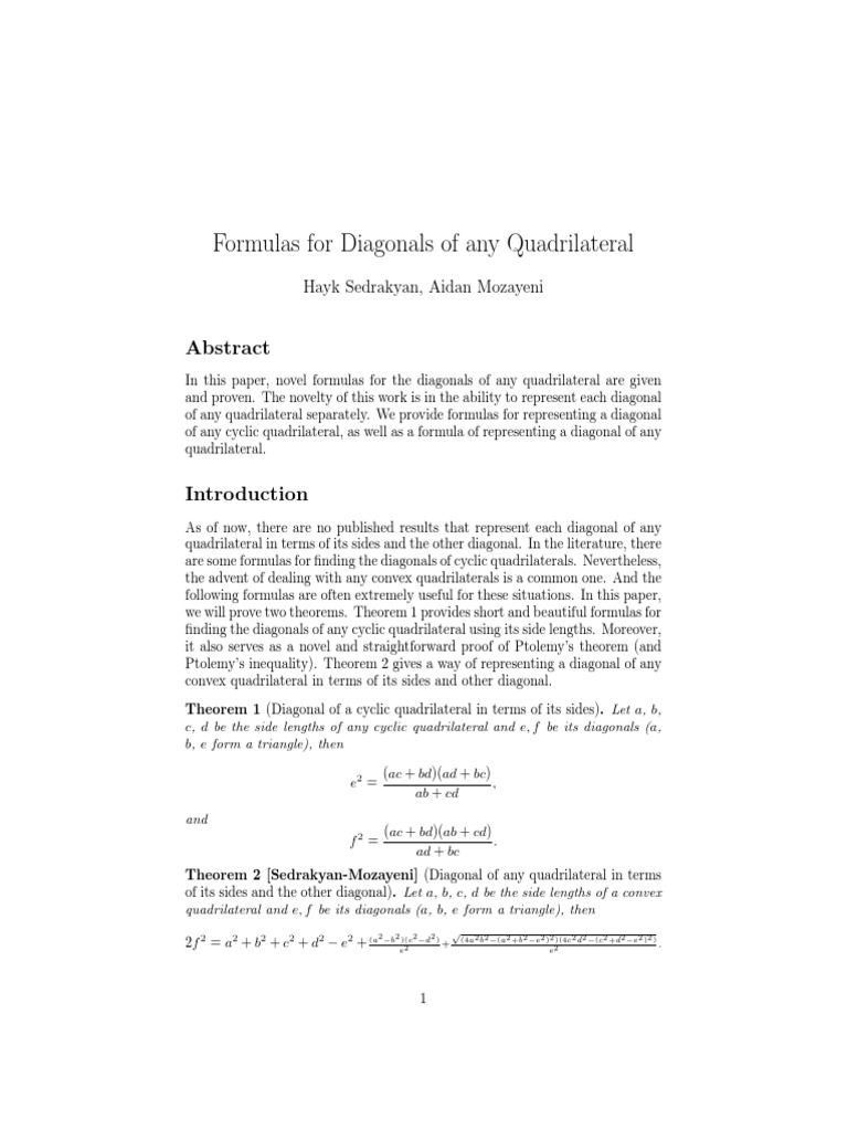 MR 4 2022 Geometry Paper | Download Free PDF | Euclidean Plane Geometry ...