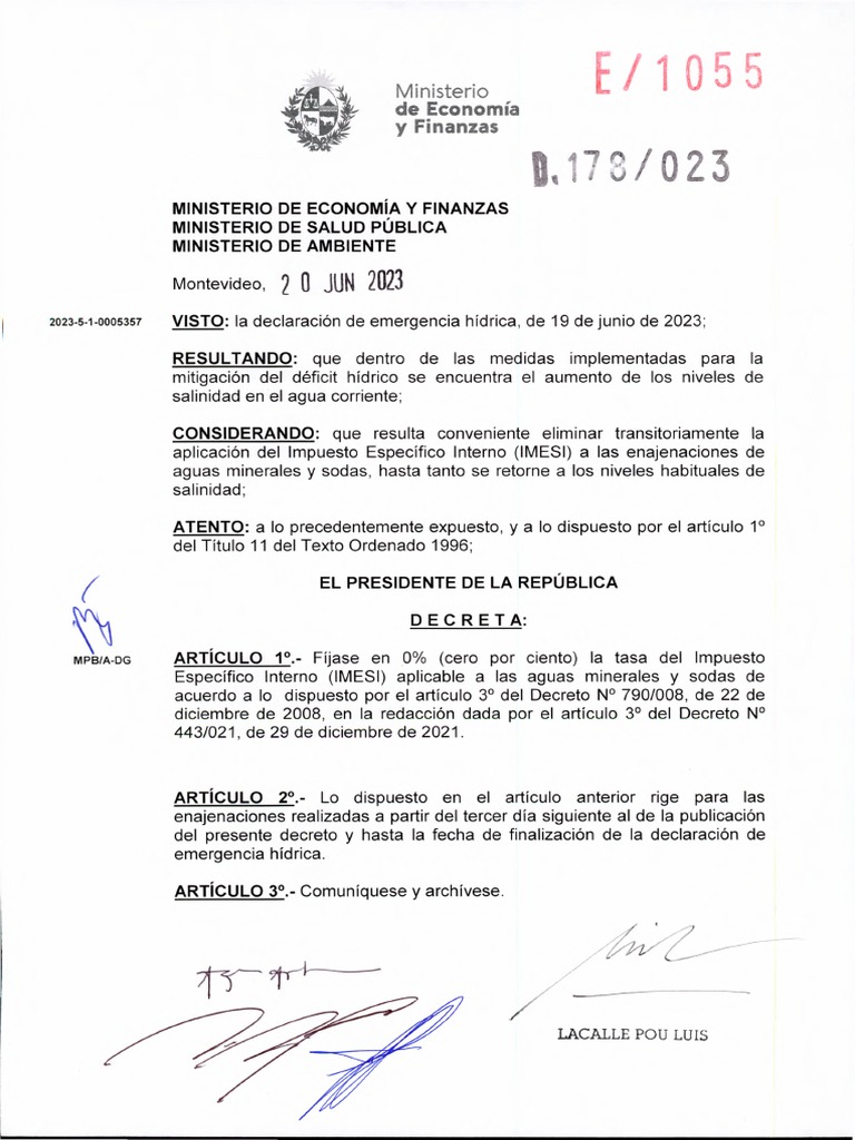 Decreto Imesi | PDF