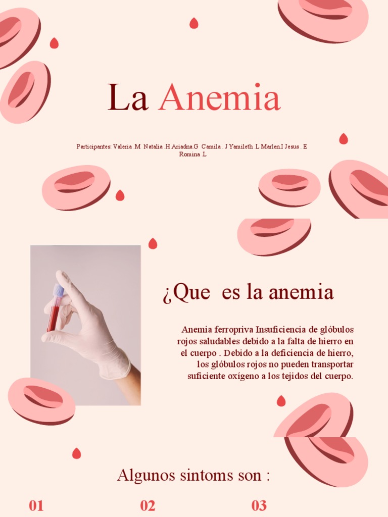 La Anemia | PDF | Anemia | Glóbulo rojo