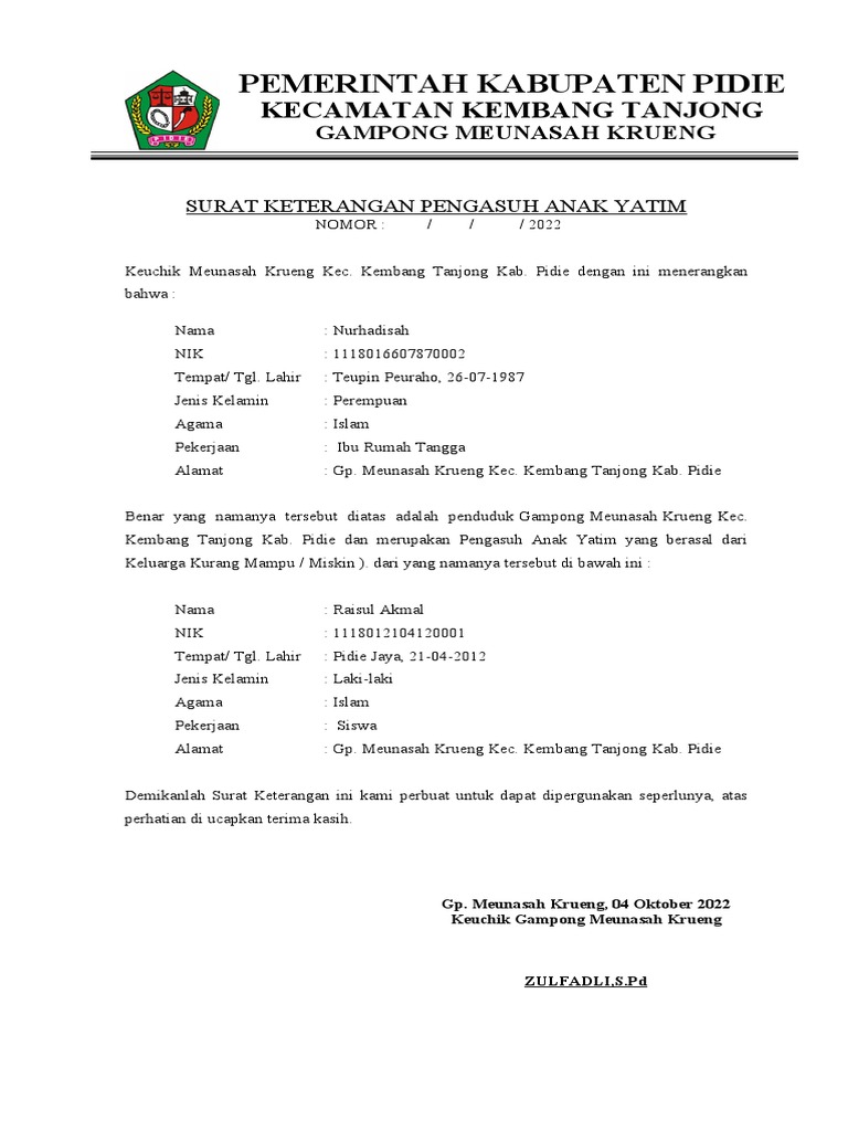 Surat Keterangan Meninggal Dunia 2022 | PDF
