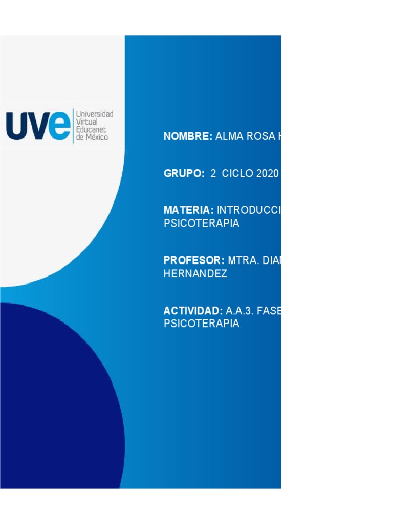 A.a.3. Fase de Cierre de La Psicoterapia | PDF