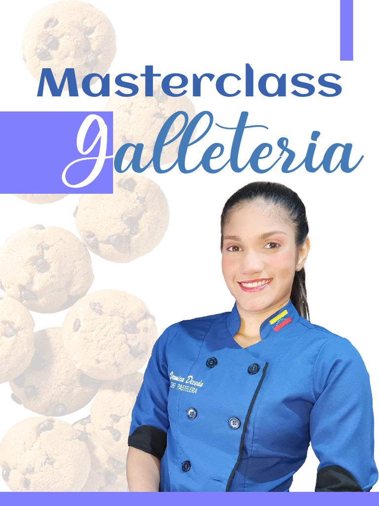 Masterclass Galletería | PDF | Postres | Chocolate