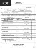 CS Form No. 7 Revised 2018 Clearance Form | PDF | Business | Economies