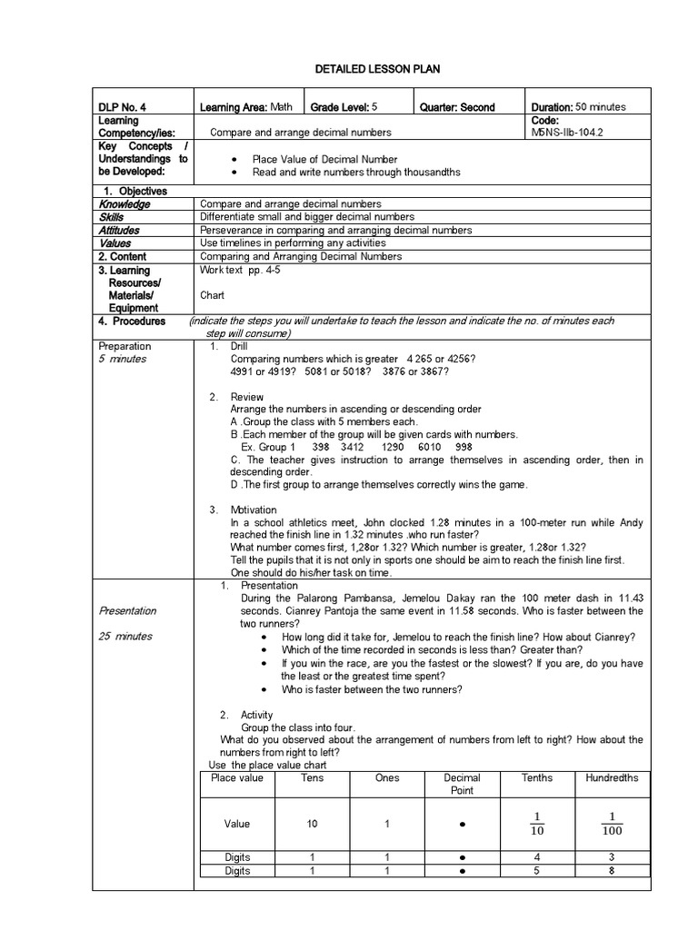 dlp4 Math5q2 | PDF | Communication | Cognitive Science