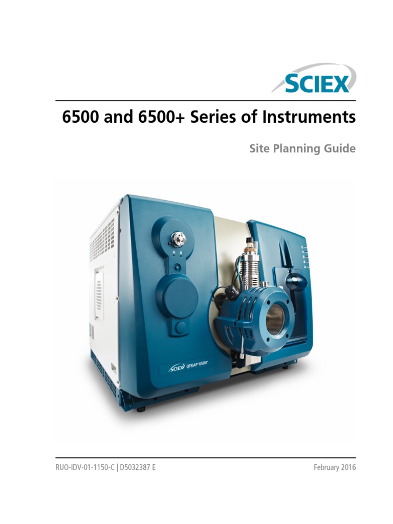 Sciex - 6500, 6500+ SPG JAPAC Excluding SGP, AUS and NZ-1 | PDF | Ac ...