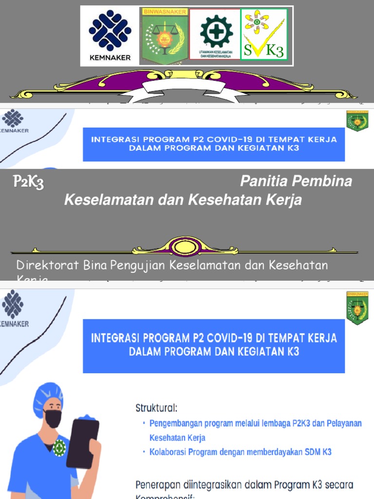 Lia Panitia Pembina K3 (P2K3) | PDF
