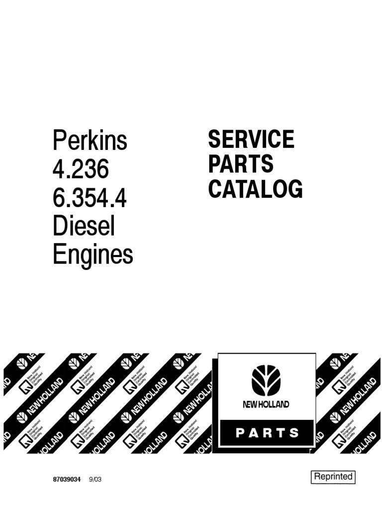 Perkins 4.236 Engine Parts Catalog | PDF | Piston | Diesel Engine