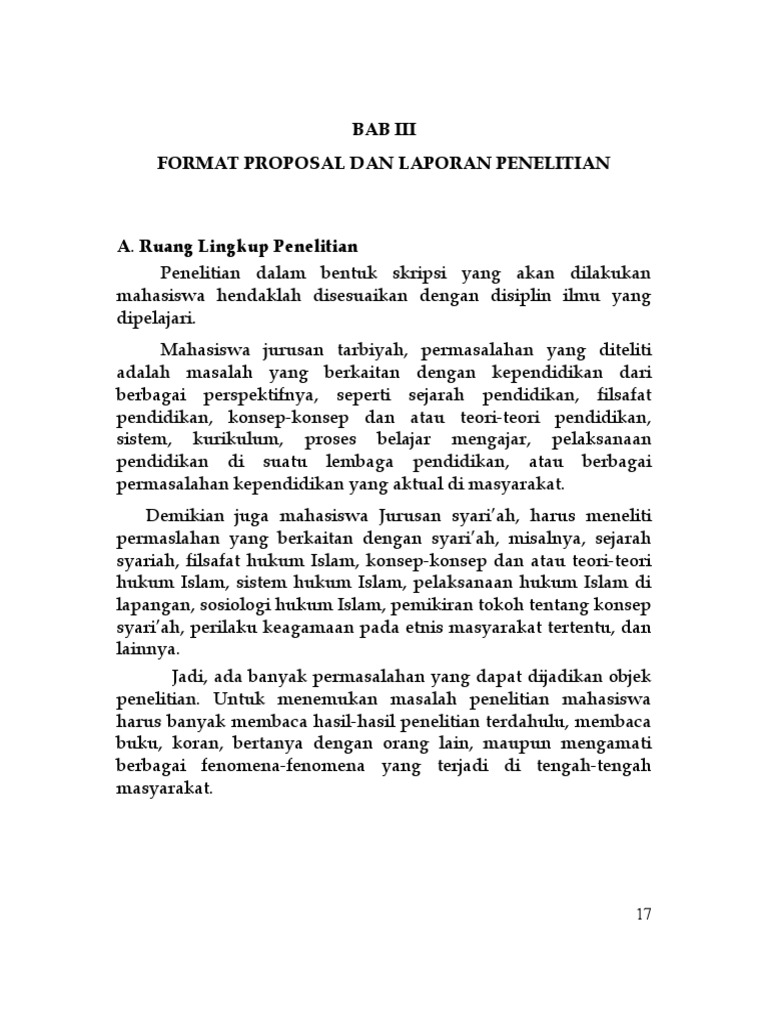 BAB III Format Proposal 23-32 | PDF