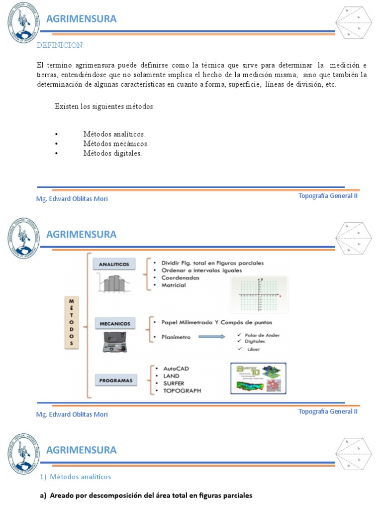 Sesion de Clase N°11 | PDF | Agrimensura | Rectángulo Sesion de Clase N°11 | PDF | Agrimensura | Rectángulo