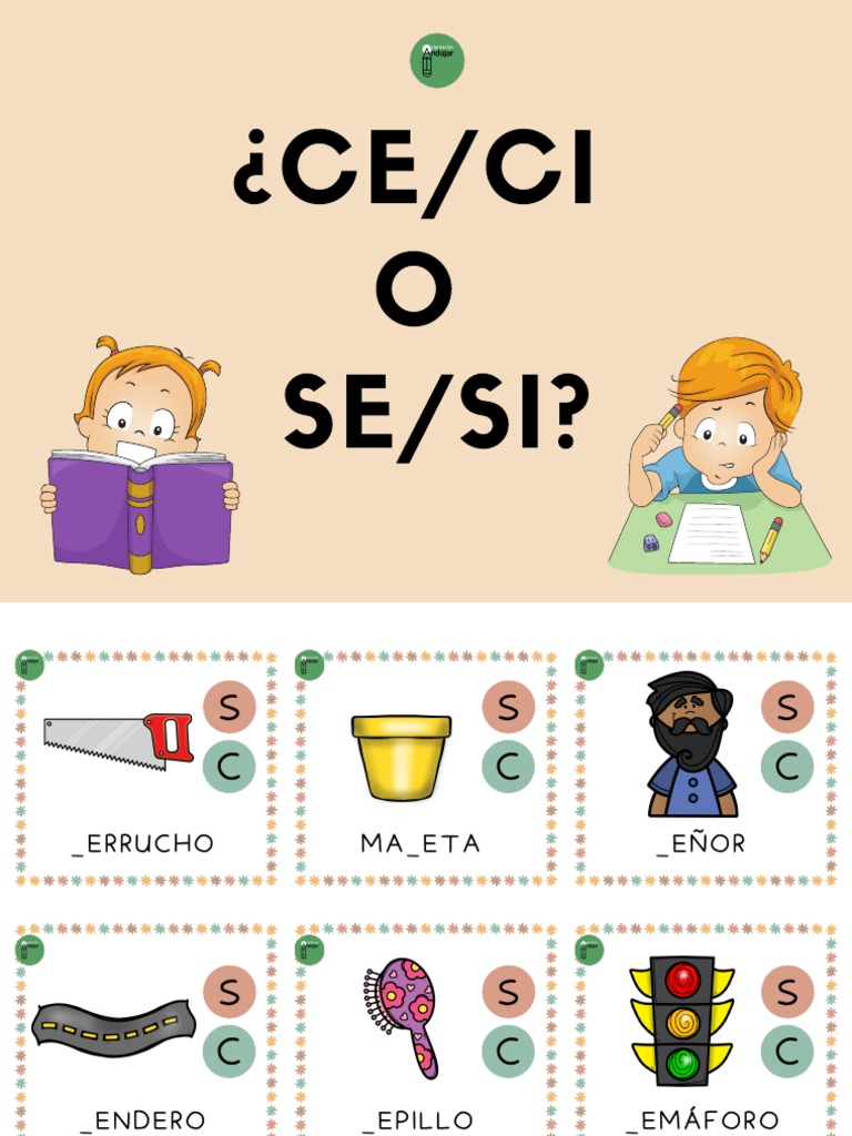 ¿Ce/ci o Se/si? | PDF