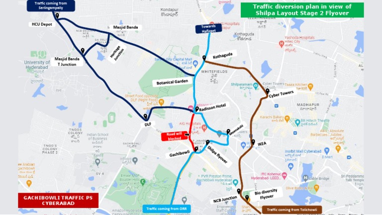 Gachibowli MAPS | PDF