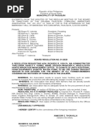 Barangay Development Plan Accomplishment Report | PDF