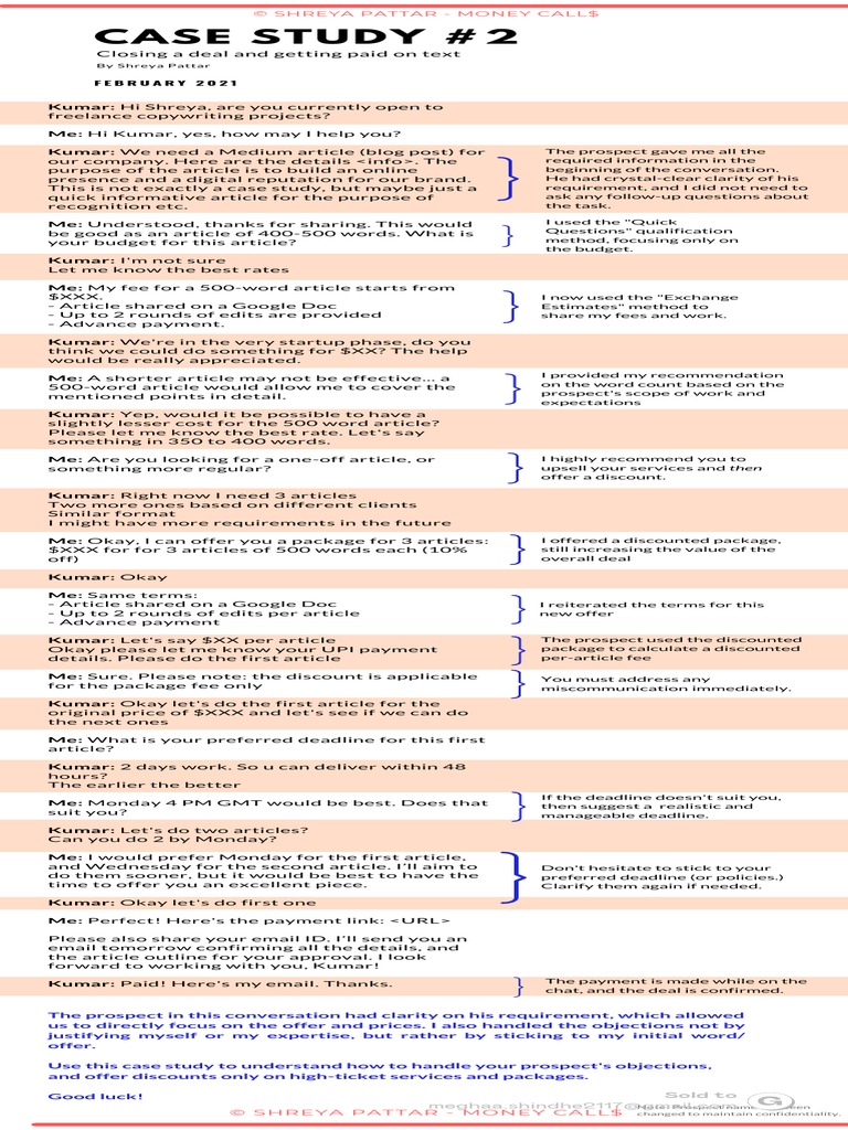 Bonus 1 - Case Study #2 | PDF | Discounting | Economies