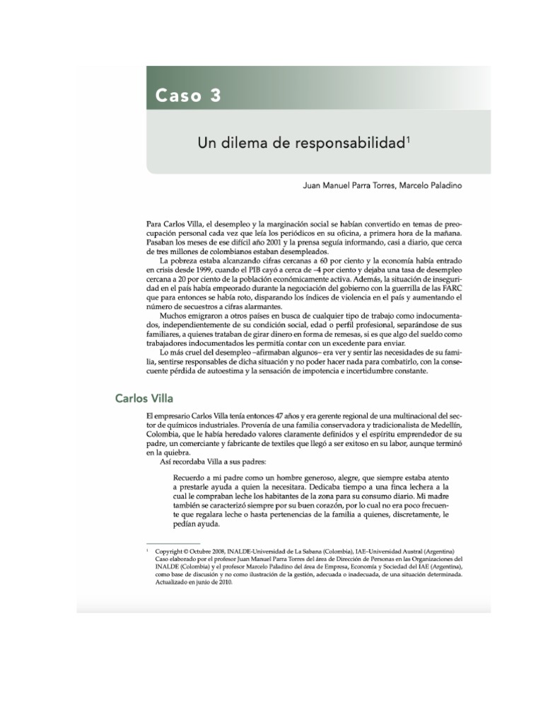 Caso Interquim - Diagnóstico RSE | PDF