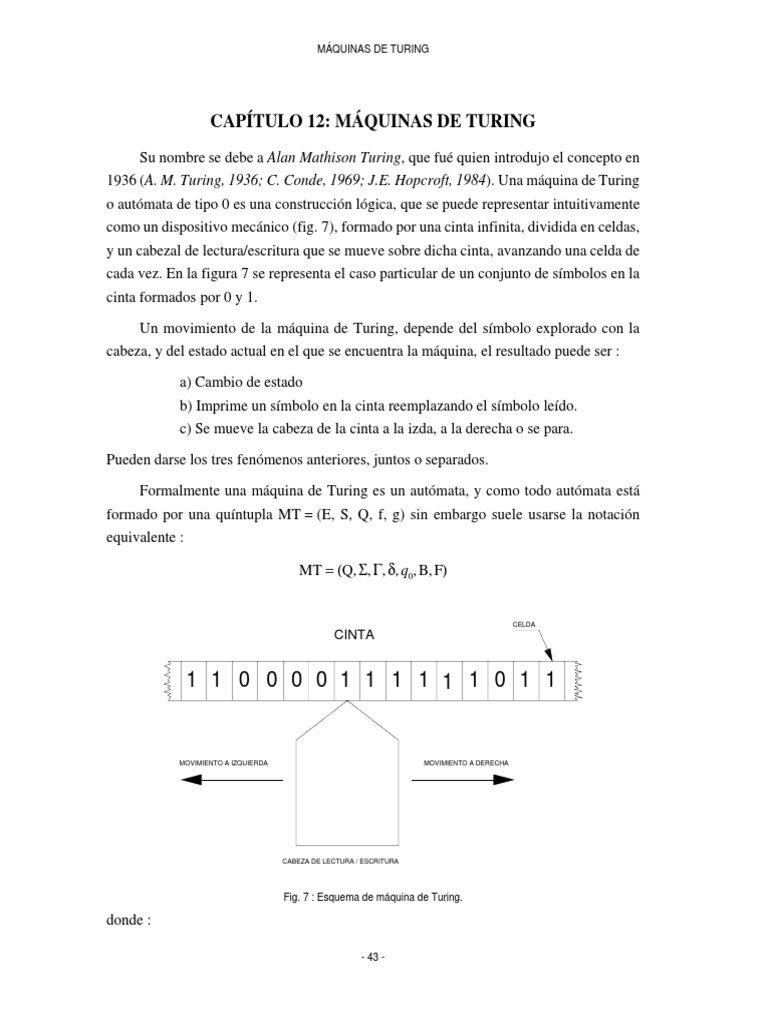 Maquinas de Turing Automatas Lineales | PDF | Lógica | Informática teórica