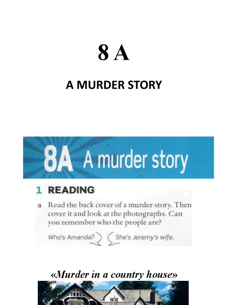 8a A Murder Story | PDF