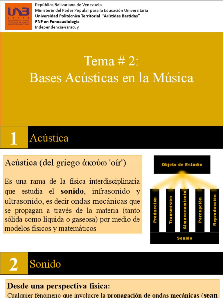 Acústica y Sonido en la Música | PDF | Sonido | Olas