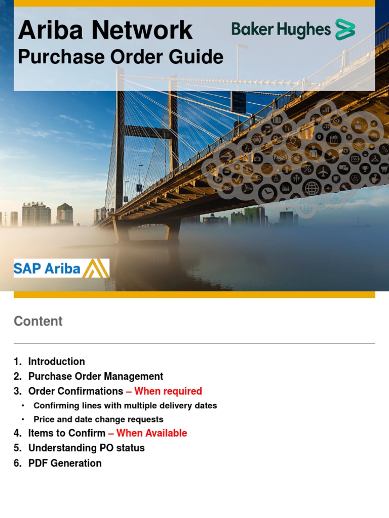 Baker Hughes - Purchase Order Guide - V1 | PDF