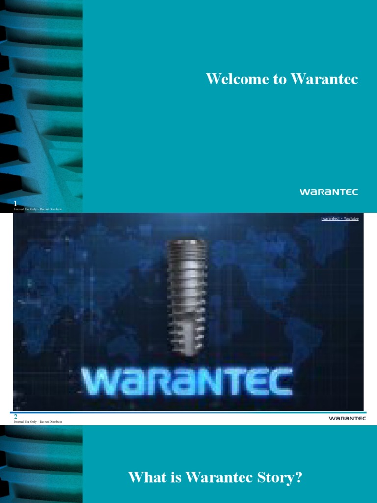 Warantec & Product Introduction 2023 Ver.3.3 | PDF | Dental Implant | Screw