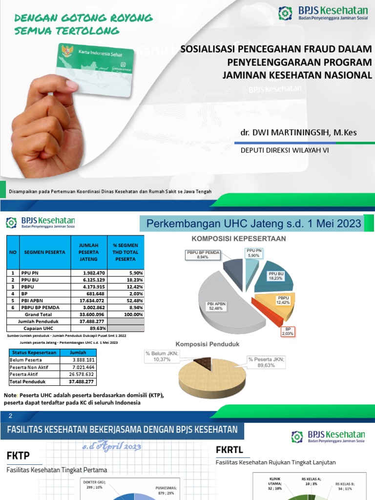 Sosialisasi Pencegahan Fraud Dengan Dinkes Prov Jateng 240523 | PDF