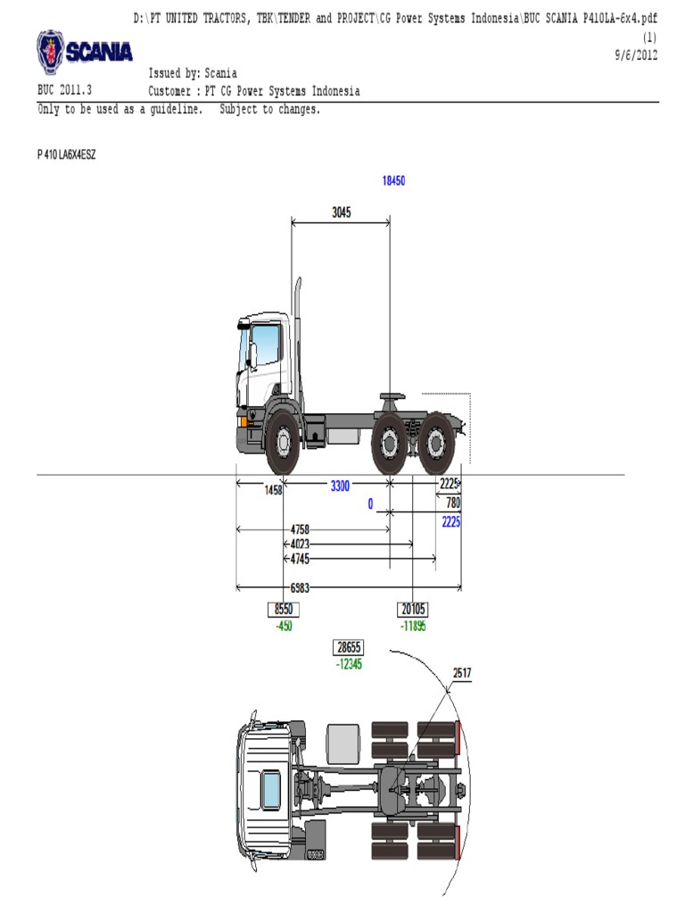 Volume 2-01 Truck Drawing | PDF | Truck | Axle