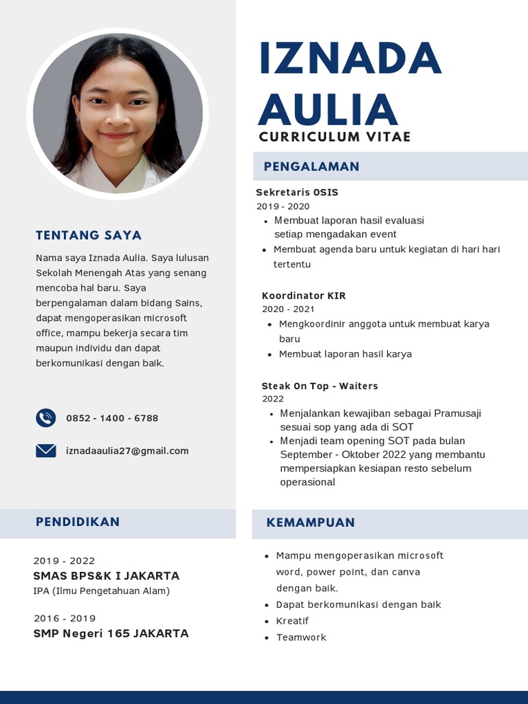 Cv Terbaru | PDF