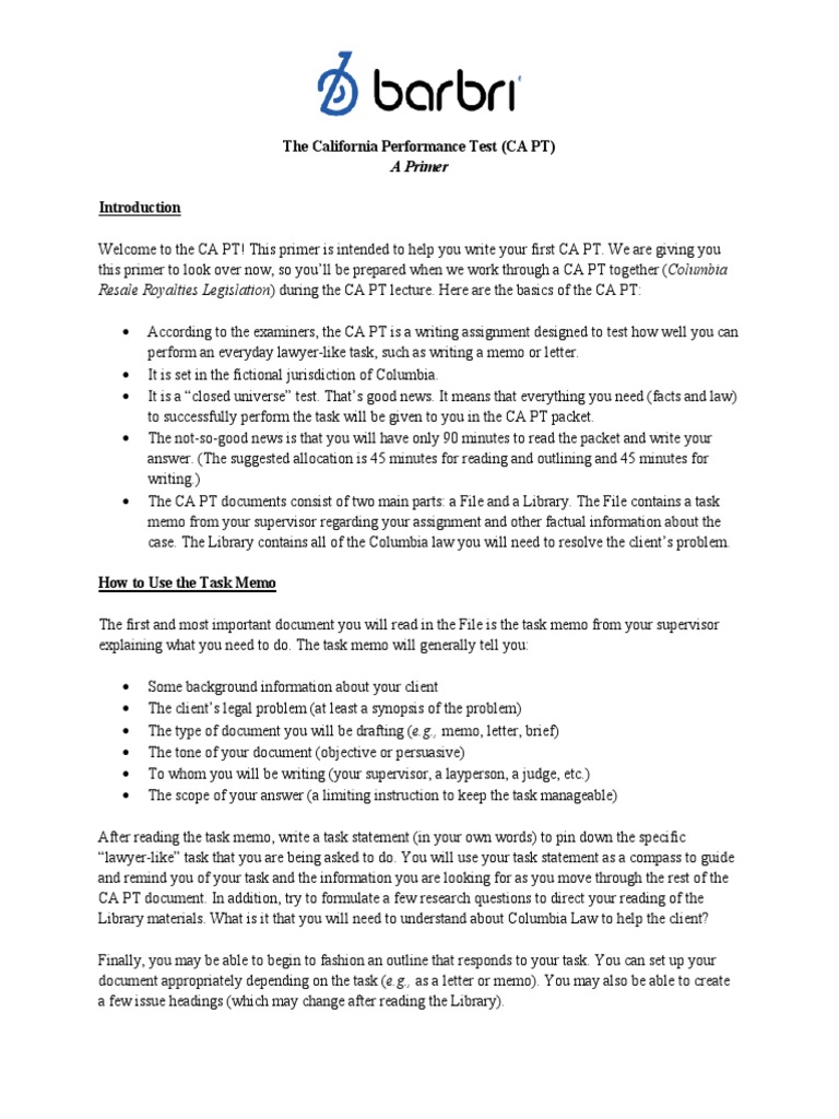 CPT Primer Overview | PDF | Libraries | Memorandum