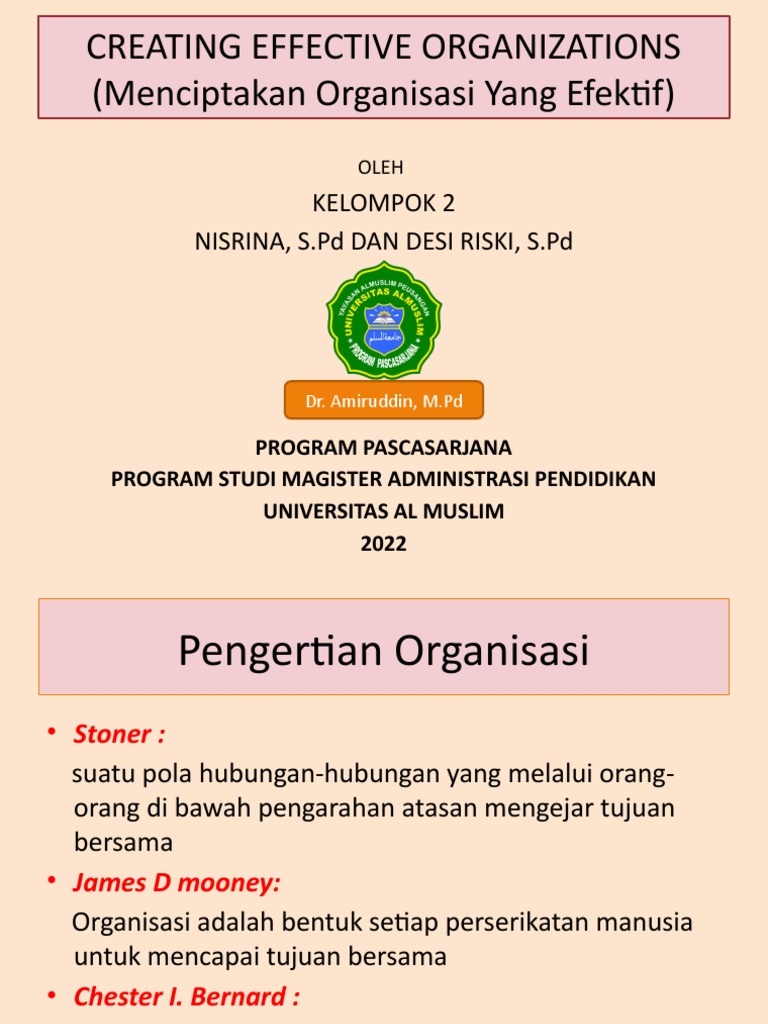 Creating Effective Organizations | PDF