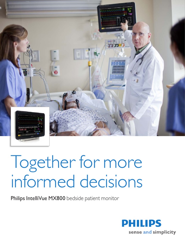 Brochure Philips Intellivue MX800 Advance | PDF | Medicine | Health Care