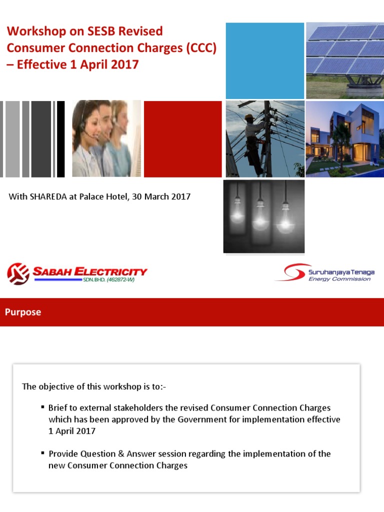 SESB New Consumer Connection Charges (April 2017) | PDF