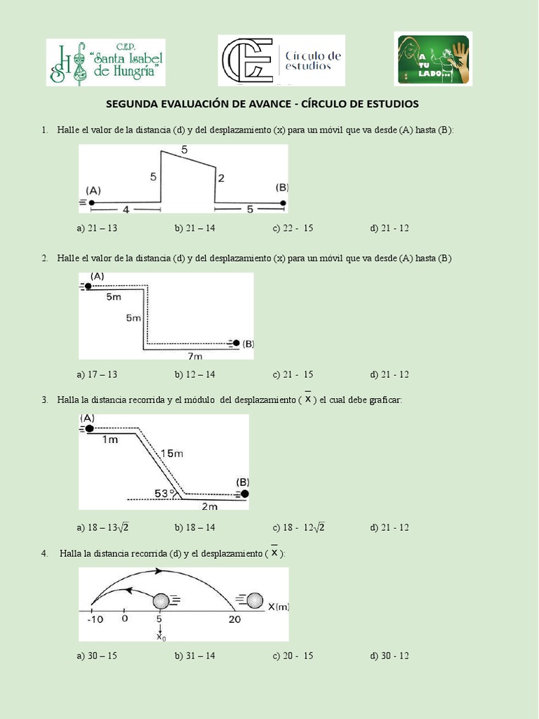 Segunda Prueba de Avance - Círculo de Estudios | PDF | Triángulo | Cantidad