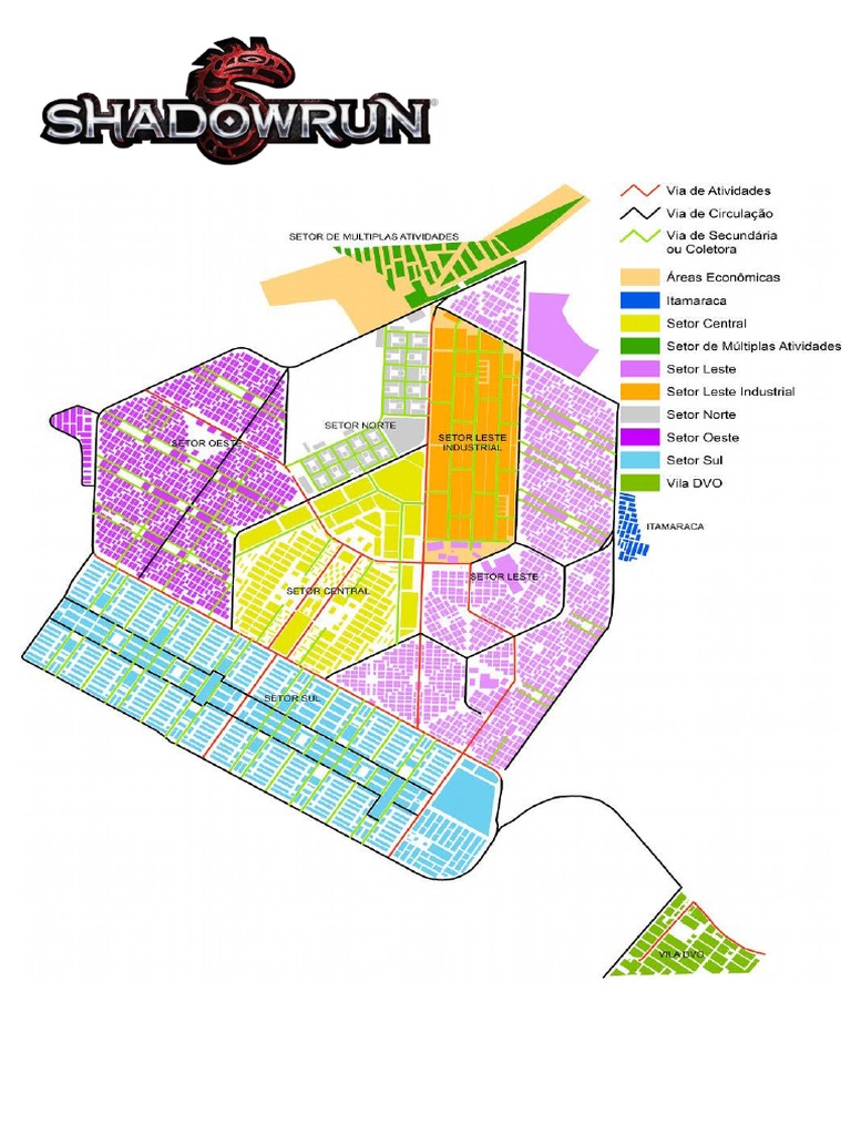 Mapa do Gama - SHADOWRUN | PDF