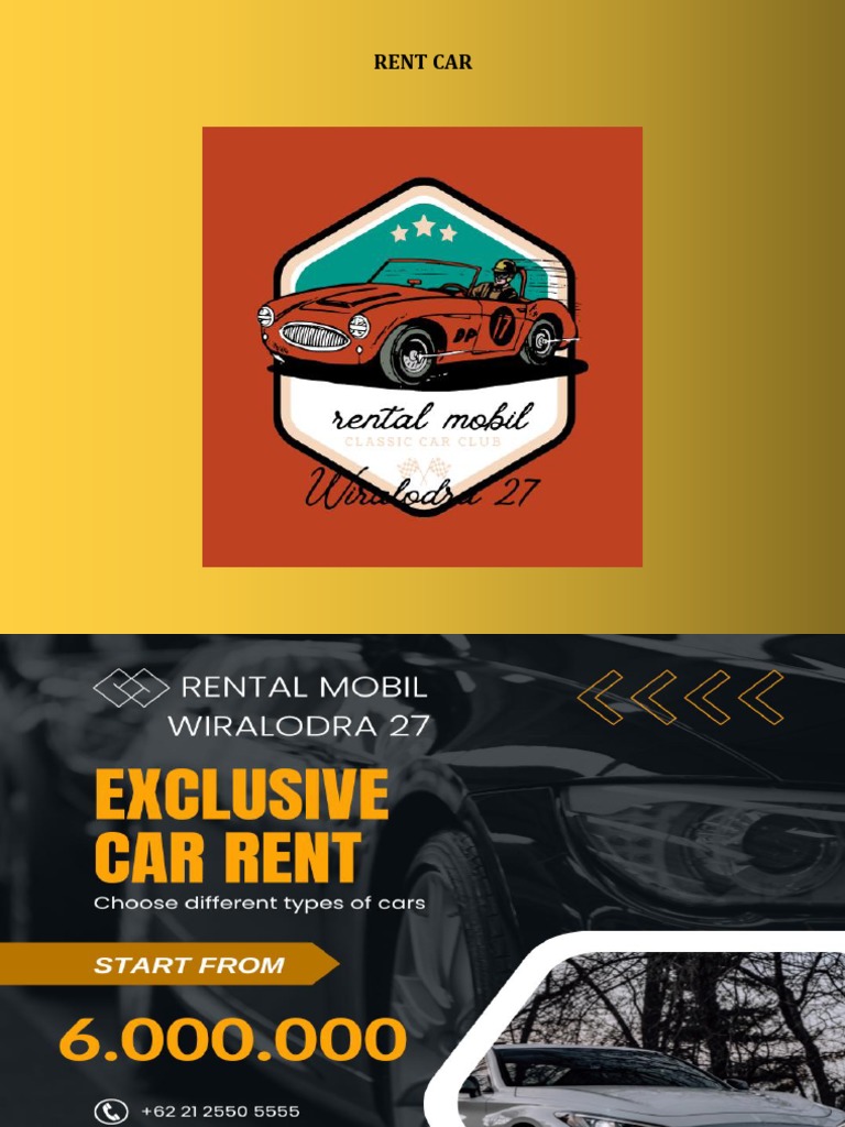 Pitch Deck Rent Car | PDF