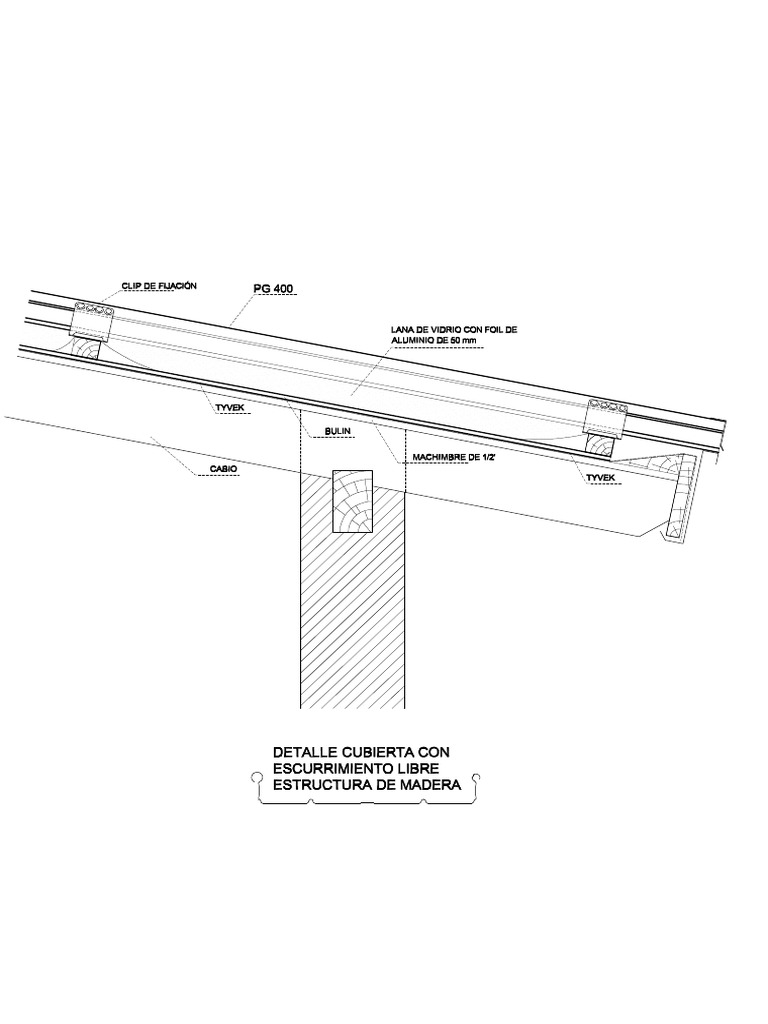 PG400 Cubierta en Madera Con Escurrimiento Libre-Model | PDF