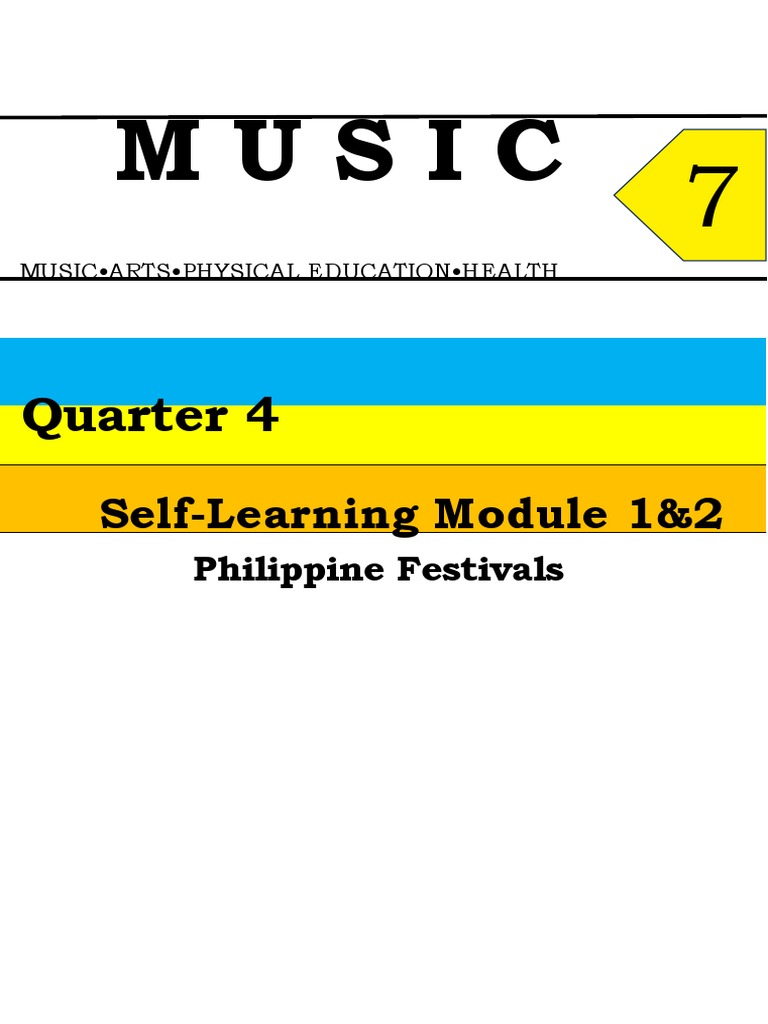 Music: Self-Learning Module 1&2 | PDF | Festival | Philippines