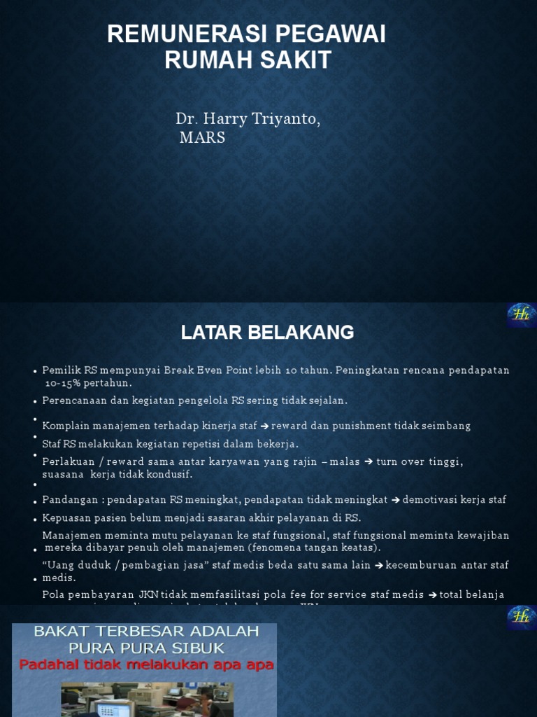 Remunerasi Pegawai RS, Harry | PDF