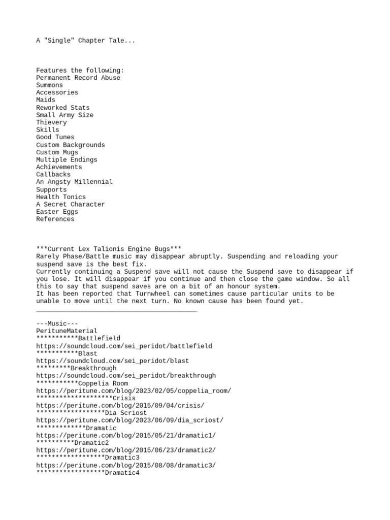 Ars Credits And Tips Pdf