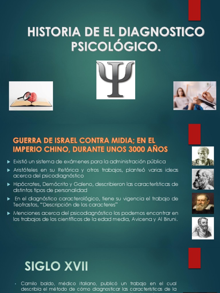 Historia Del Diagnostico Psicologico | PDF | Sicología | Inteligencia