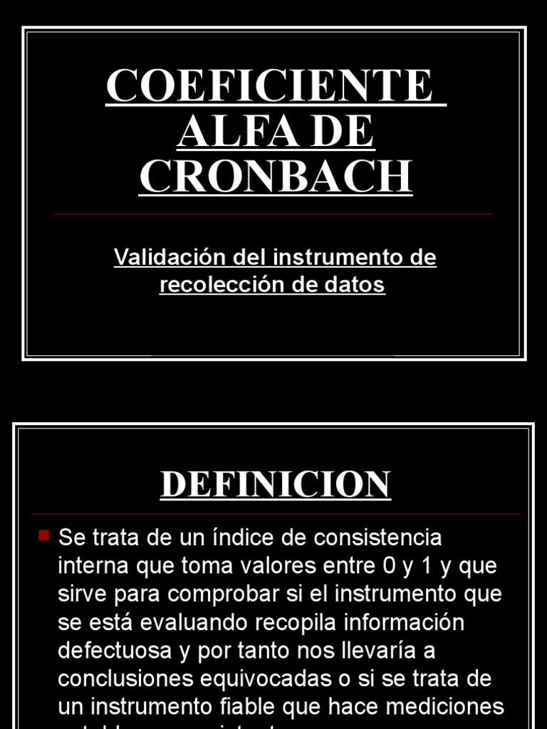 alfa-de-cronbach | PDF