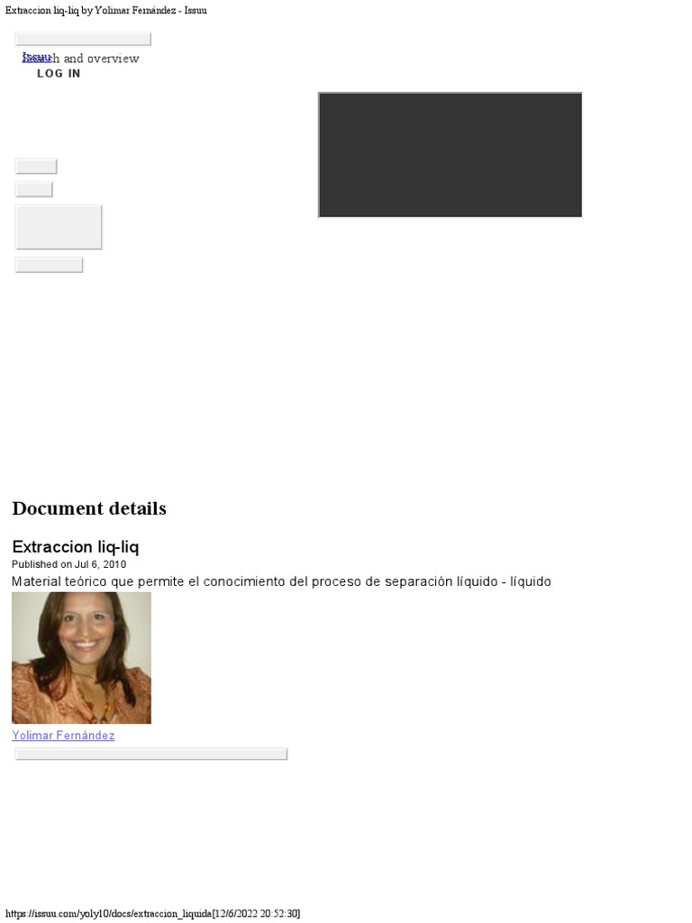 Extraccion Liq-Liq by Yolimar Fernández - Issuu | PDF | Advertising | Computing