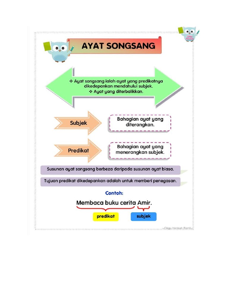 Latihan Ayat Songsang | PDF