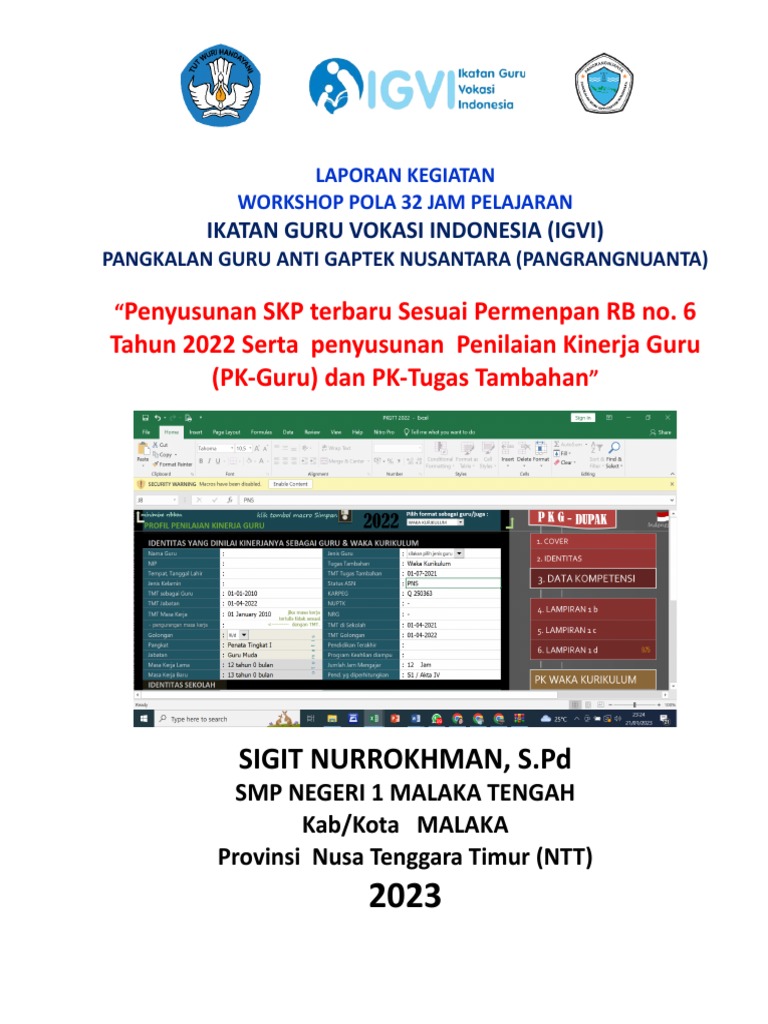 Laporan Workshop SKP 2022 | PDF | Karier & Perkembangan | Bisnis