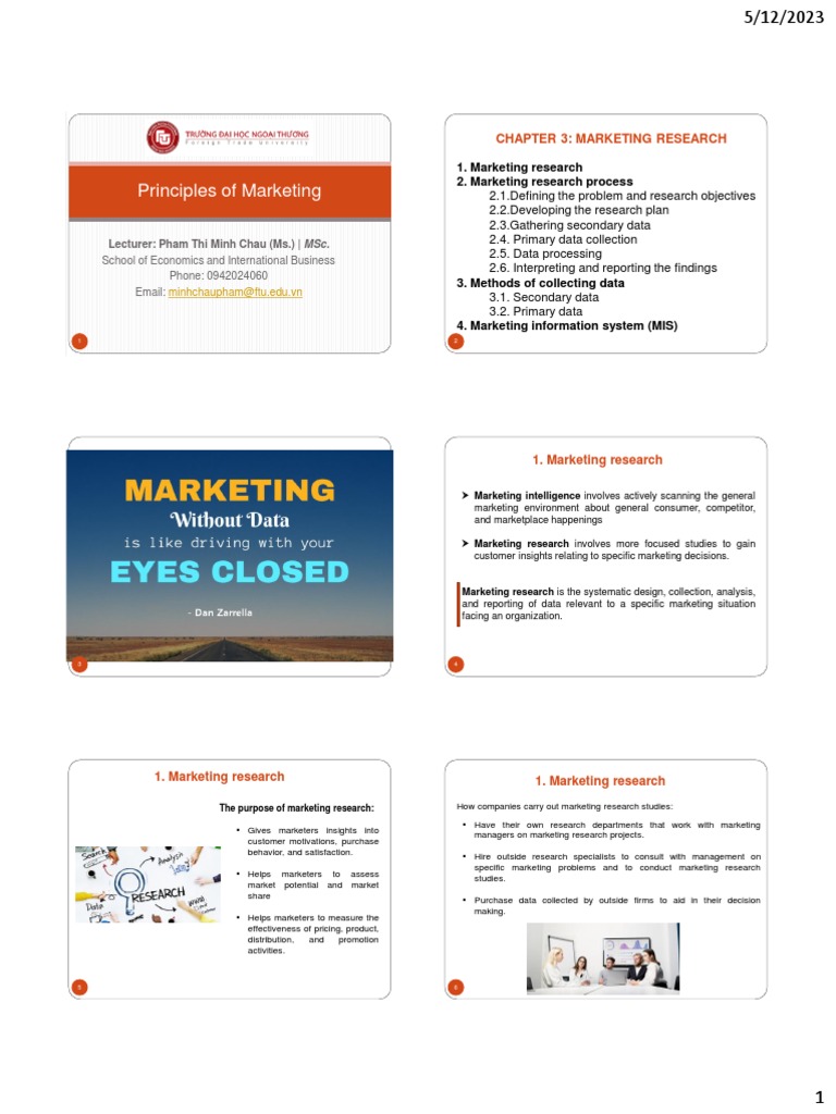 Chap 3 | PDF | Marketing Research | Marketing