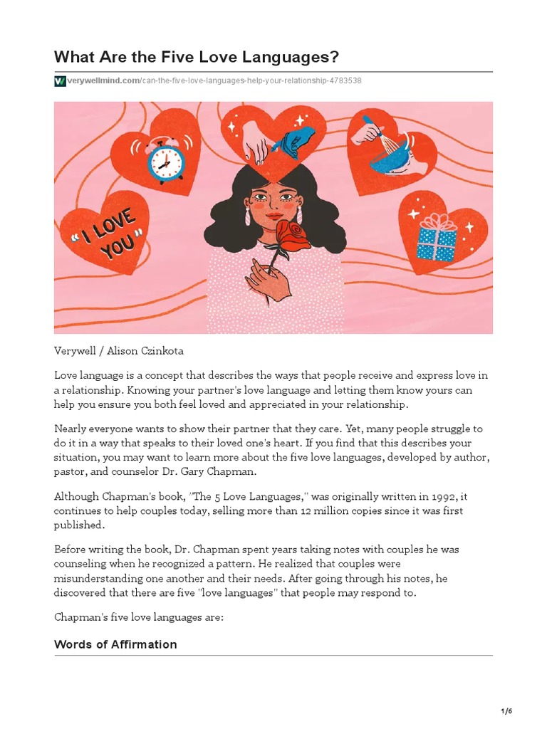 Understanding Love Languages | PDF | Love | Gift