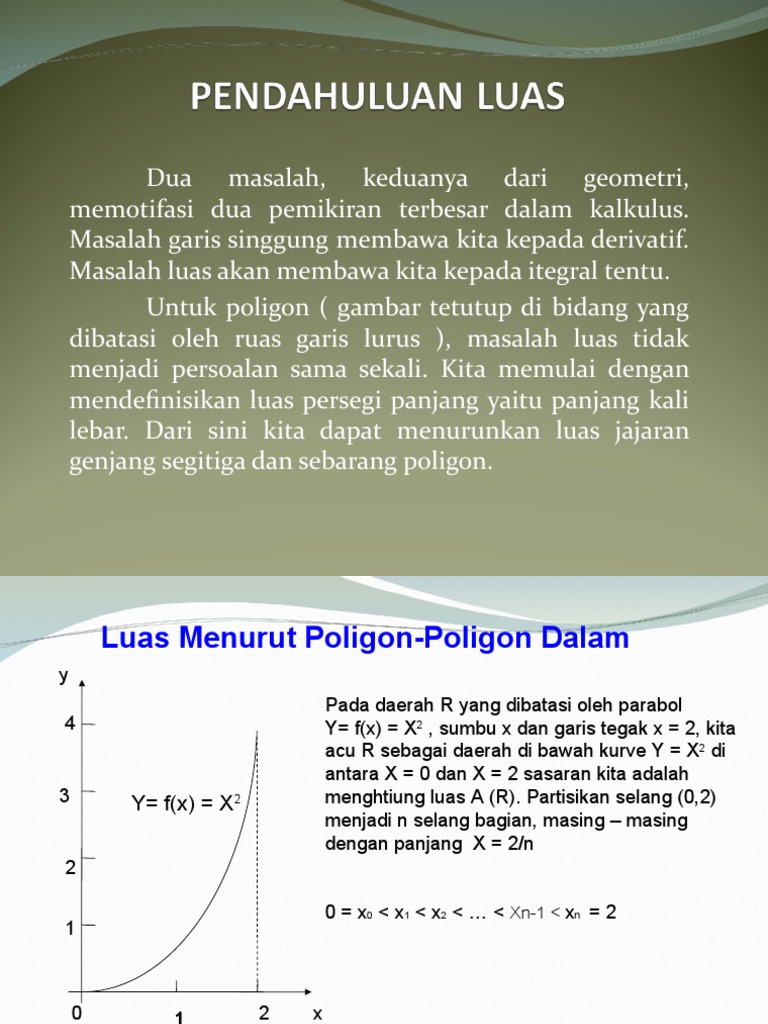 12.0 Presentasi Pendahuluan Luas | PDF