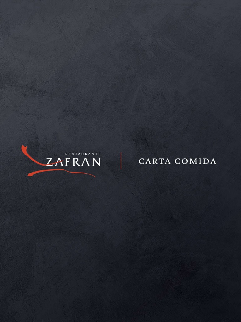 Zafran Carta Comida | PDF