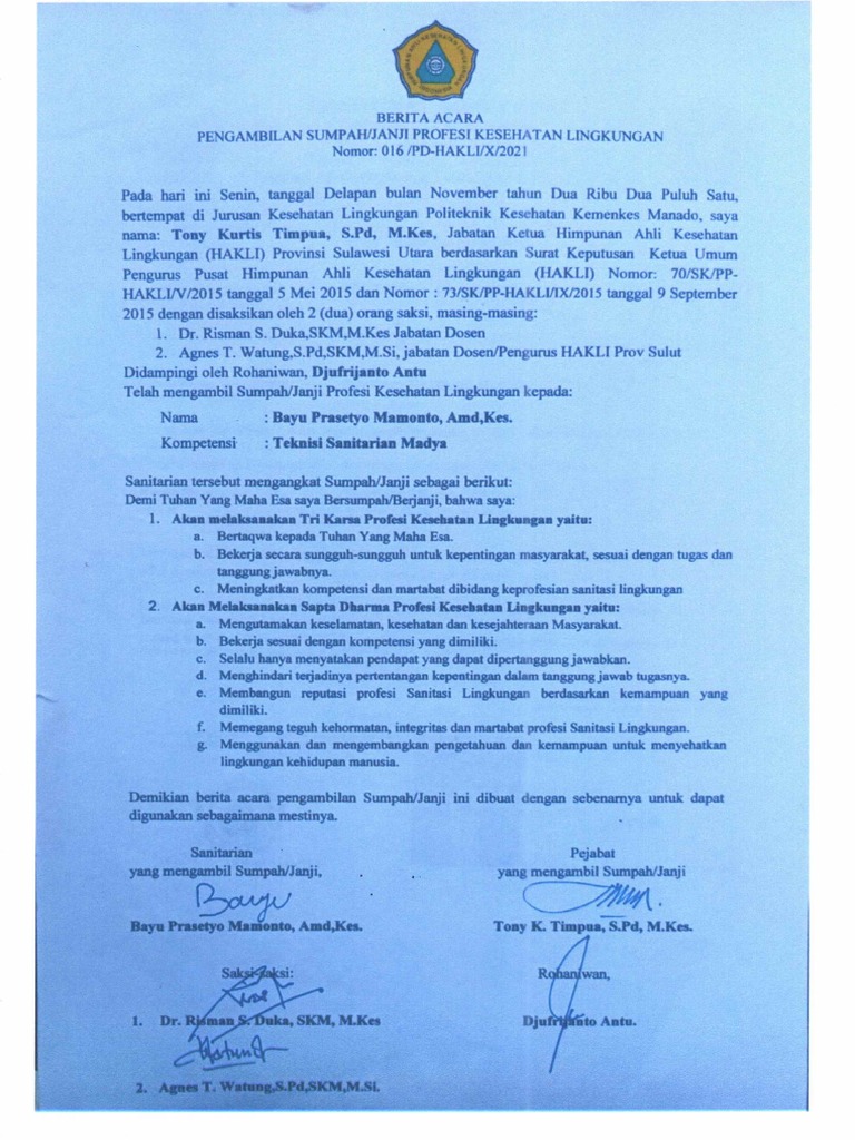 BAYU-NASKAH SUMPAH | PDF