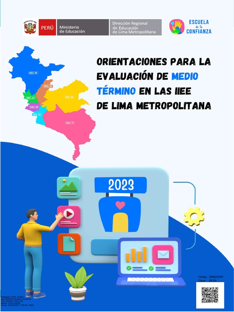 Orientaciones para La Evaluación de Medio Término. | PDF