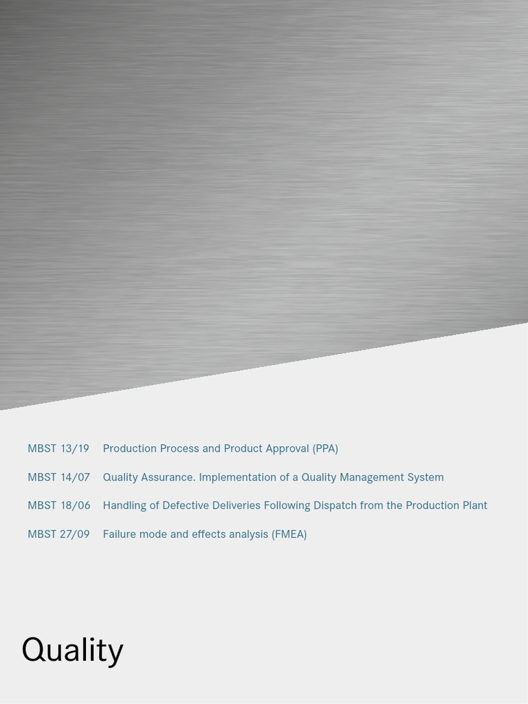 PPA Process for Quality Management | PDF | Verification And Validation | Business Process