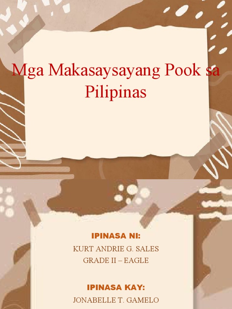 Mga Bantayog NG Pilipinas | PDF